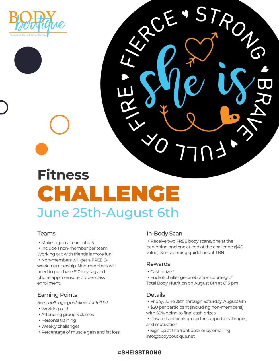 Summer Fitness Challenge - Body Boutique Fitness